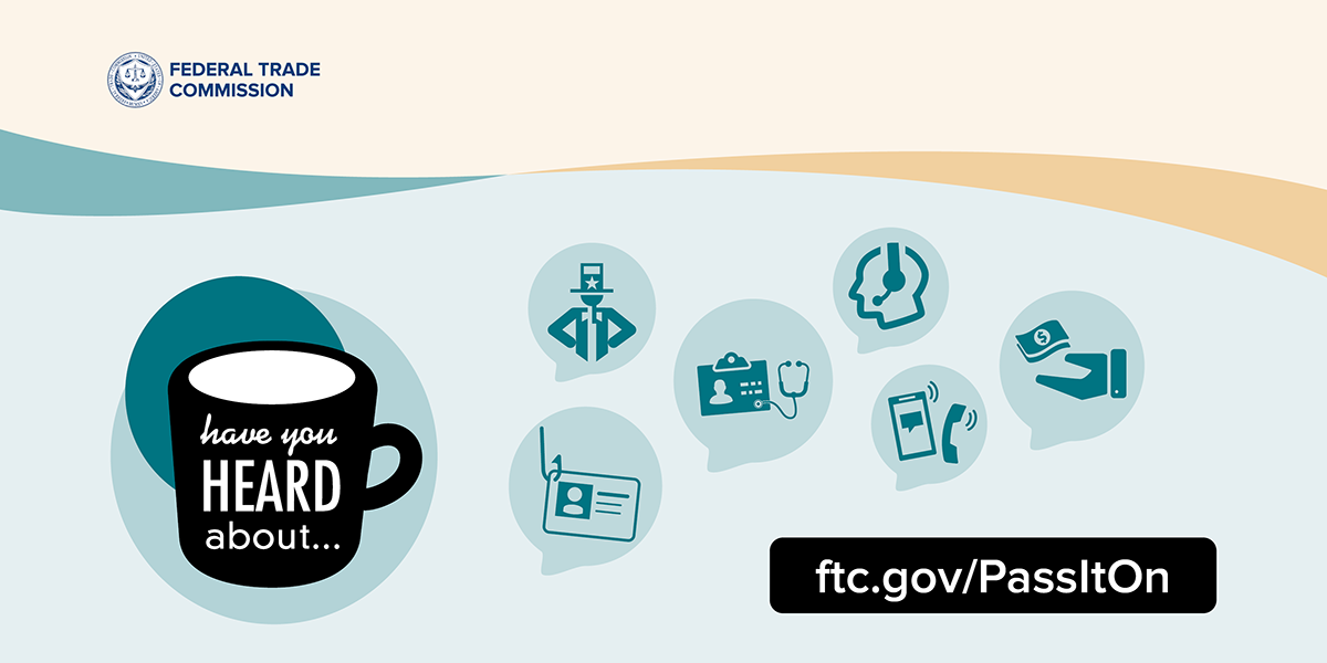This month, Pass It On to help someone you know avoid a scam | Military ...